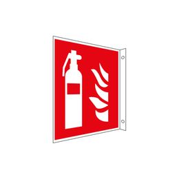 EICHNER Brandschutz-Fahnenschild Feuerl&ouml;scher 20x20 cm (9225-13625-020)