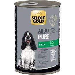 SELECT GOLD Pure Adult Hirsch 12x400 g