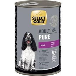 SELECT GOLD Pure Adult Lamm 12x400 g