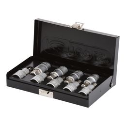 KS Tools 1/2" Bit-Stecknuss-Satz Innensechskant, kurz, 9-teilig (911.1321)