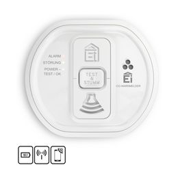 Ei Electronics Kohlenmonoxidwarnmelder 10-Jahres Batt.Funk Ei208iW-3XD ; Ei Eletronics)