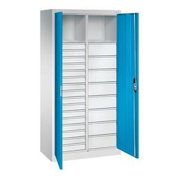 C+P Werkzeugschrank Acurado, 1950x930x500mm, 7035/5012 ; C + P M&ouml;belsysteme (8921-303|S10091)