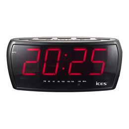ICES Uhrenradio PPL ICR-2301 (Ices ICR-230-1 Black)