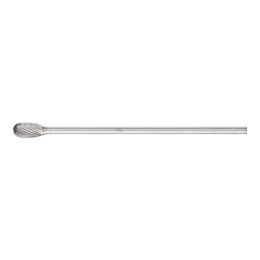 Pferd TOOLS Hartmetall Fr&auml;sstift Tropfen TRE &Oslash; 06x10mm Schaft-&Oslash; 3x75 mm Z5 universal fein (21235057)