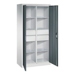 C+P Werkzeugschrank mit Schubladen Acurado, 1950x930x500mm, 7035/7016 ; C + P M&ouml;belsysteme (8921-3042|S10311)