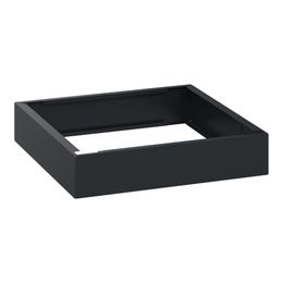 C+P auf 100mm hohem Sockel 100x500x500mm Sockelfarbe RAL 7021 Schwarzgrau Material Unterbau Stahl ; C + P M&ouml;belsysteme (08000-7000505|S10001)