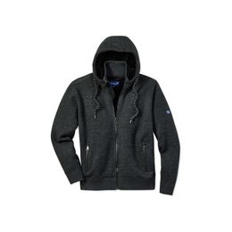 Scheibler Strickjacke Sch&auml;rding anthrazit/schwarz-meliert Gr. XXL