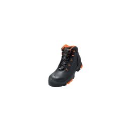 Uvex 2 Sicherheitsstiefel S3 SRC aus Leder, Weite 12, Gr&ouml;&szlig;e 52, Uvex xenova Kunststoffkappe (6503352)