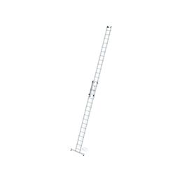 MUNK Aluminium-Seilzugleiter 2-teilig nivello&reg;-Traverse 2 x 16 Sprossen (021316)