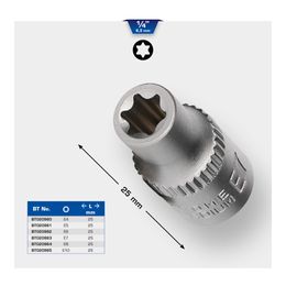 Brilliant Tools 1/4 Zoll TX-E-Stecknuss, E4 (BT020960)