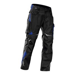 K&Uuml;BLER WORKWEAR K&uuml;bler Pulsschlag Hose 2324 schwarz/kornblumenblau Groesse 118 ; K&uuml;bler Workwear (23245353-9946-118)