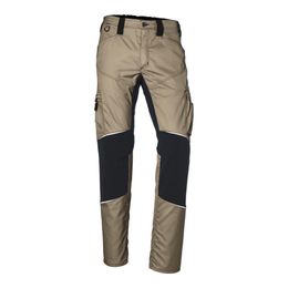 K&Uuml;BLER WORKWEAR Stretchhose ACTIVIQ sandbraun/schwarz Form 2850 Gr&ouml;&szlig;e 102 ; K&uuml;bler Workwear (2850 5231-2599-102)