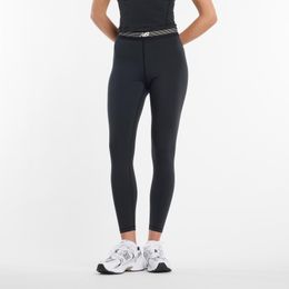 Funktionstights New Balance, Damen, Gr. M, N-Gr, schwarz, Obermaterial: 71% Polyester, 29% Elasthan, Hosen, elastischer Materialmix, schnelltrocknend, sportlicher Stil