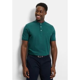 Poloshirt OLYMP "OLYMP Casual Wirk", Herren, Gr. L, t&uuml;rkis, 100% Baumwolle, Shirts