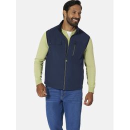 Funktionsweste Jan Vanderstorm "Outdoorweste TJORM", Herren, Gr. 58, blau (dunkelblau), Obermaterial: 100% Polyester COOLMAX PES(Coolmax)., Westen Funktionsweste
