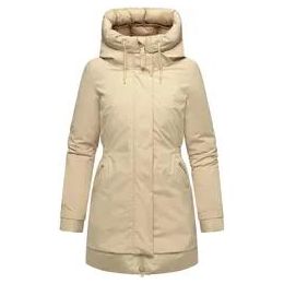 Wintermantel Navahoo "Winterprinzessin 14", Damen, Gr. M (38), beige, Obermaterial: 100% Polyester. Innenfutter: 100% Polyester. Wattierung: 100% Polyester. &Auml;rmelfutter: 100% Polyester, figurumspielend Po-bedeckend, hoch geschlossener Ausschnitt, &Auml;rmel ohne &Auml;rmelschlitz abgesteppte Kante, M&auml;ntel Wintermantel, Warmer Mantel mit magnetischer Abdeckleiste