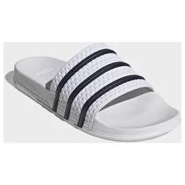 Sneaker Adidas ORIGINALS "ADILETTE OG CF BADESCHLAPPEN", Herren, Gr. 48,5, cloud wei&szlig;, collegiate navy, ftwr wei&szlig;, Synthetik, Schuhe Sneaker, Badelatschen