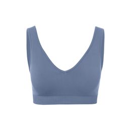 Tchibo - Seamless-Sport-Bustier - Damen - Gr. XS - blau