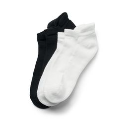 Tchibo - 2 Paar Sport-Sneakersocken - Unisex - Gr. 43-46 - schwarz