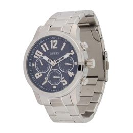 Guess Uhr 'Parker' Herren Gr&ouml;&szlig;e One Size marine / silber