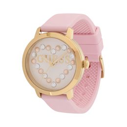 Guess Uhr Damen Gr&ouml;&szlig;e One Size creme / gold / rosa