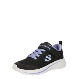 Skechers Kids Sneaker 'Wave 92' M&auml;dchen Gr&ouml;&szlig;e 35.5 neonblau / lavendel / schwarz / silber