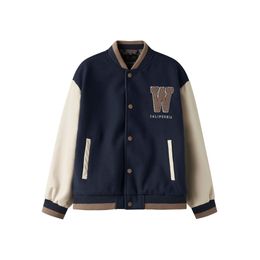 name it Jacke 'NKMMikado' Jungen Gr&ouml;&szlig;e 146 beige / navy / braun