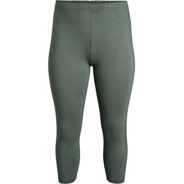 ZIZZI Leggings Damen Gr&ouml;&szlig;e 5XL/6XL gr&uuml;n