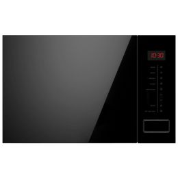 Amica Einbaumikrowelle, Schwarz, Metall, 59.5x39x32 cm, LED-Display, Auftaufunktion, Automatik-Kochprogramme, Signalton, Timerfunktion, Kindersicherung, K&uuml;chen, K&uuml;chenelektroger&auml;te, Mikrowellen