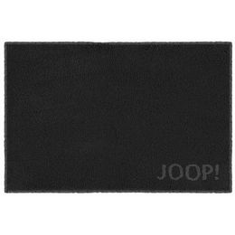 JOOP! Badteppich Classic, Schwarz, Textil, rechteckig, 50x60 cm, Made in Germany, f&uuml;r Fu&szlig;bodenheizung geeignet, rutschhemmend, Badtextilien, Badematten