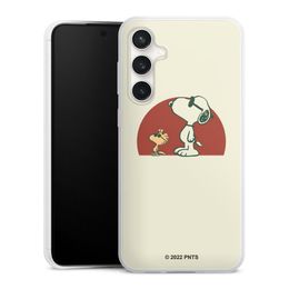 DeinDesign Galaxy S23 FE Handy Slim Case Silikon Handyh&uuml;lle transparent H&uuml;lle extra d&uuml;nn Snoopy Official Licensed Product Kindheit Silikon Slim Case