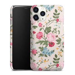 DeinDesign iPhone 11 Pro Handy Premium Case Smartphone Handyh&uuml;lle Schutzh&uuml;lle gl&auml;nzend Flowers Vintage Ornament Premium Case