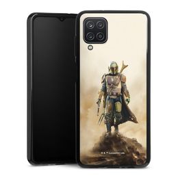 DeinDesign Galaxy A12 Handy Silikon H&uuml;lle Case schwarz Handyh&uuml;lle Official Licensed Product The Mandalorian Star Wars