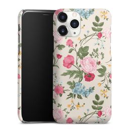 DeinDesign iPhone 11 Pro Handy Premium Case Smartphone Handyh&uuml;lle Schutzh&uuml;lle matt Flowers Vintage Ornament Premium Case