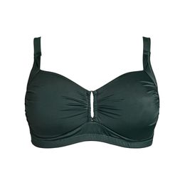 Swim By Zizzi Bikinitop 'Stilde' Damen Gr&ouml;&szlig;e 100 dunkelgr&uuml;n