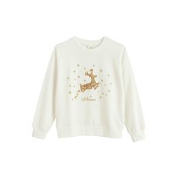 Cool Club Sweatshirt M&auml;dchen Gr&ouml;&szlig;e 170 braun / offwhite