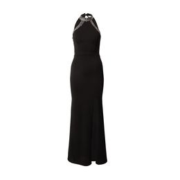 Wal G. Kleid 'SABRINA' Damen Gr&ouml;&szlig;e 42 silbergrau / schwarz Winterkleid
