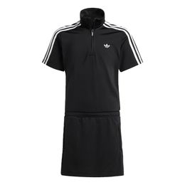 adidas originals Kleid 'Firebird' M&auml;dchen Gr&ouml;&szlig;e 164 schwarz / wei&szlig;