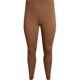 ZIZZI Leggings female Brown size XXXL