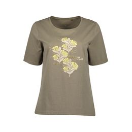 Blue Seven T-Shirt Damen Gr&ouml;&szlig;e XL kitt / gelb / gold / khaki