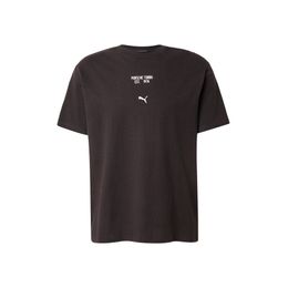 Puma T-Shirt 'PL' Herren Gr&ouml;&szlig;e XL rauchblau / grau / schwarz / wei&szlig;