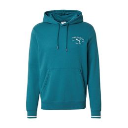 Puma Sweatshirt 'CLASS' Herren Gr&ouml;&szlig;e XL petrol / wei&szlig;