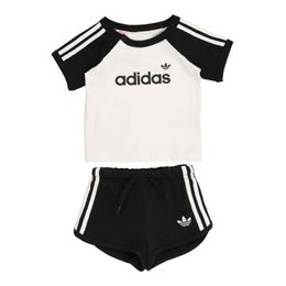 adidas originals Unisex Kinder - Sport-Ganzteile 'STS' Jungen Gr&ouml;&szlig;e 68 schwarz / wei&szlig;