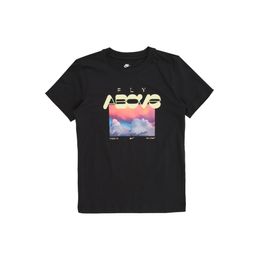 Nike Sportswear T-Shirt 'FLY ABOVE' Jungen Gr&ouml;&szlig;e 122/128 hellblau / hellgelb / hellpink / schwarz