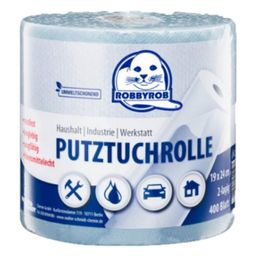 Robbyrob Putztuchrolle blau 2-lagig 400 Blatt