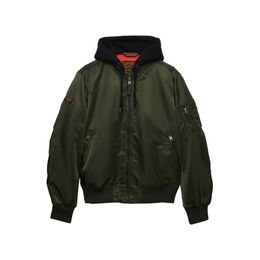 Superdry & Co Jacke 'MA1' Herren Gr&ouml;&szlig;e XXL tanne / schwarz Sommerjacke
