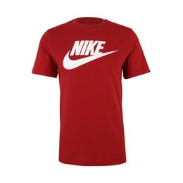 Nike Sportswear T-Shirt 'ICON FUTURA' Herren Gr&ouml;&szlig;e S rot / wei&szlig;