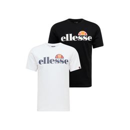 Ellesse T-Shirt 'Prado' Herren Gr&ouml;&szlig;e XXL gelb / lachs / schwarz / wei&szlig;