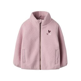 name it Jacke M&auml;dchen Gr&ouml;&szlig;e 104 lila / flieder / wei&szlig;