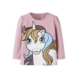 name it Shirt 'My Little Pony' M&auml;dchen Gr&ouml;&szlig;e 110 hellblau / hellbraun / mauve / offwhite